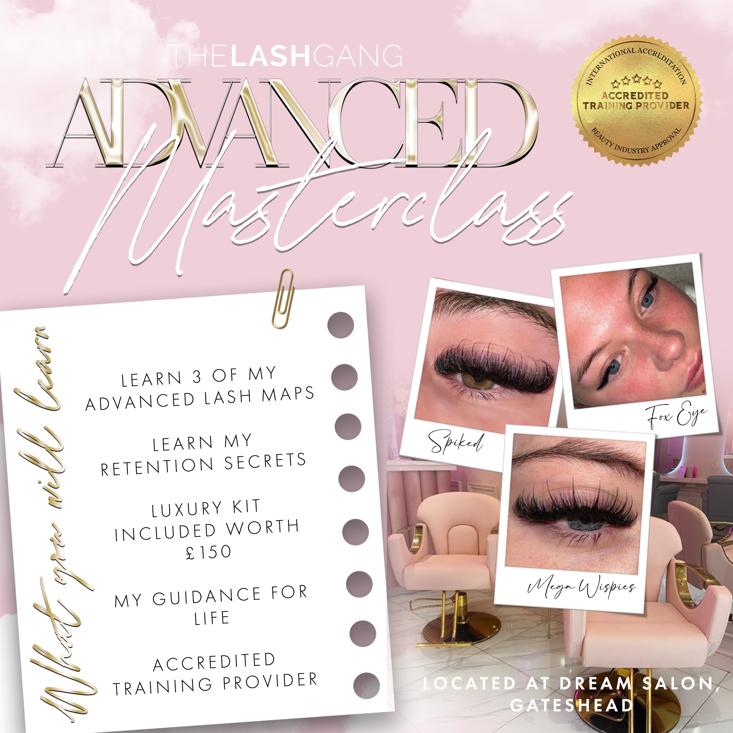 Advanced Masterclass 1:1 Training – The Lash Gang