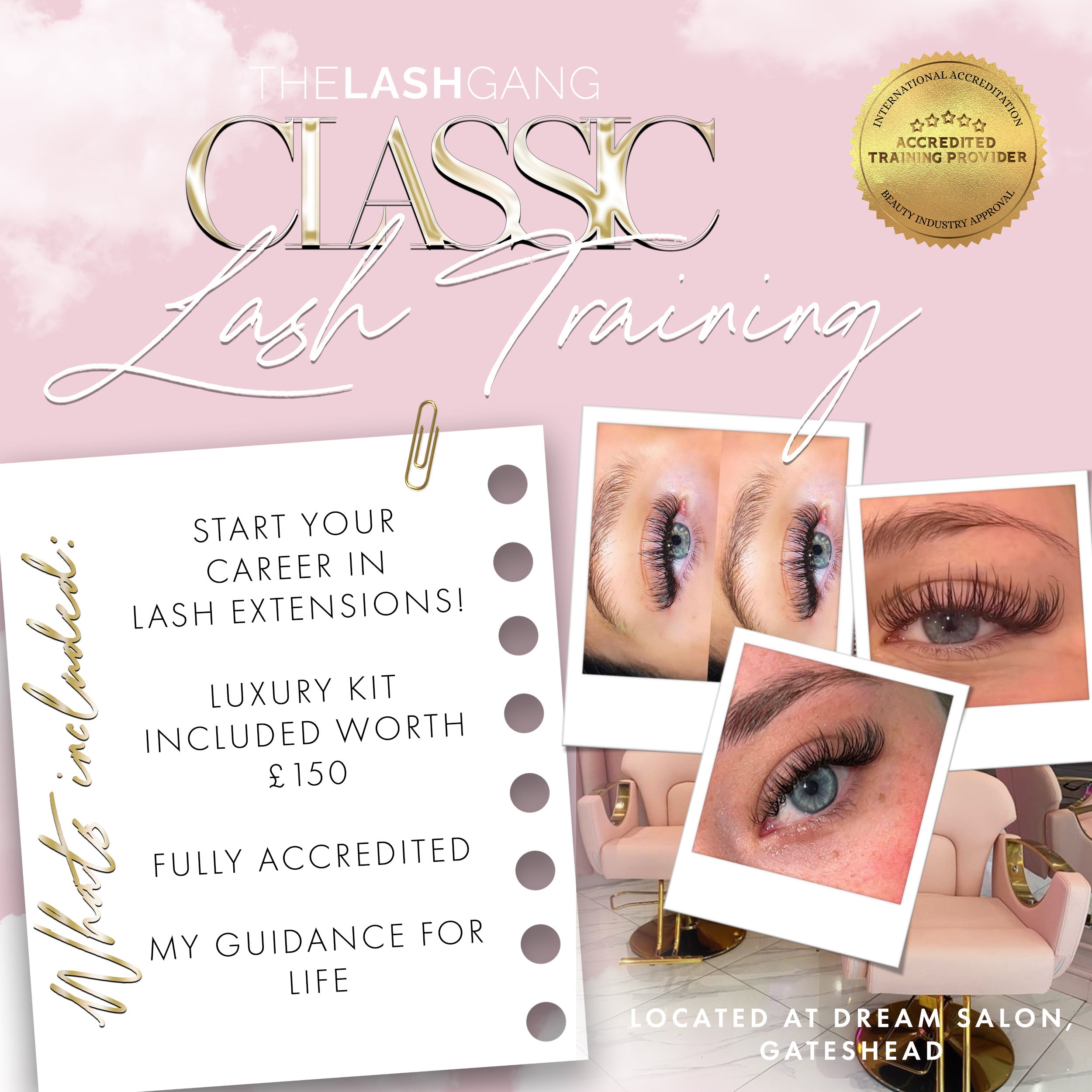Classic Lash 1:1 Training – The Lash Gang